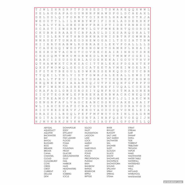 100 Word Searches Printable Gridgit | Printable Word Search