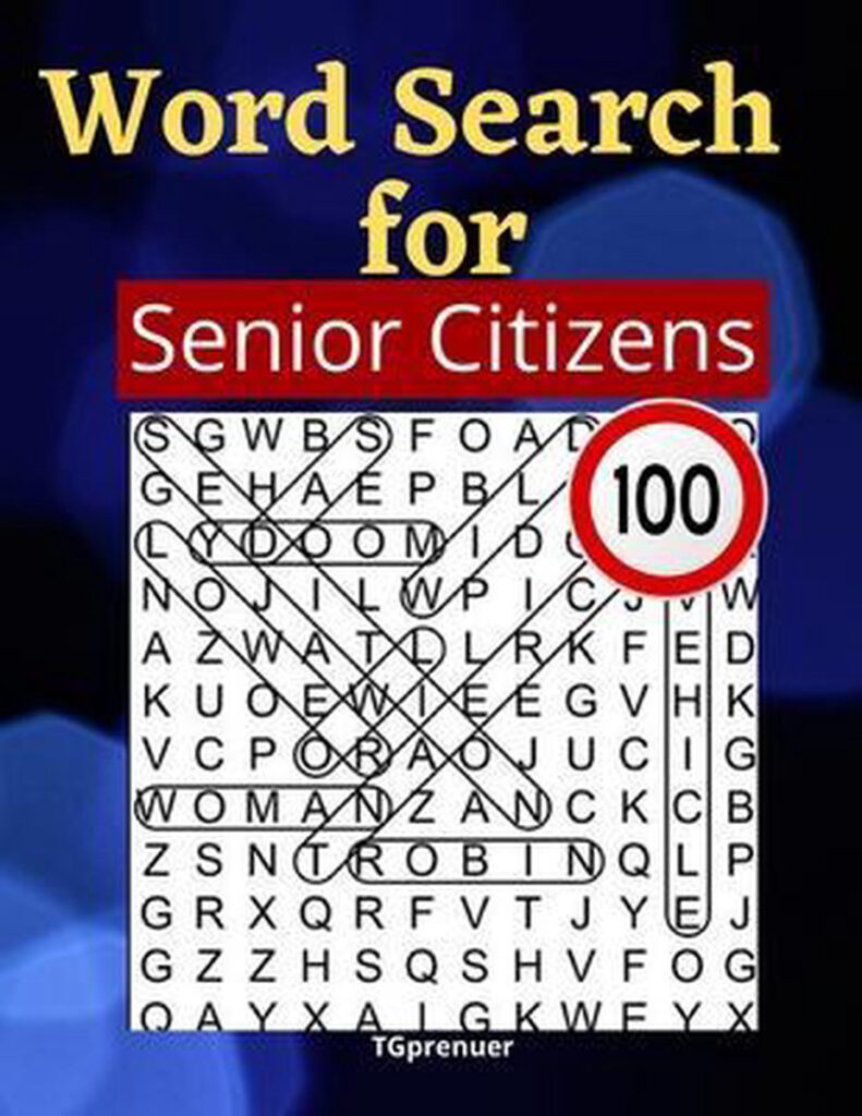 Bol Word Search For Senior Citizens Large Print Word Search For ...
