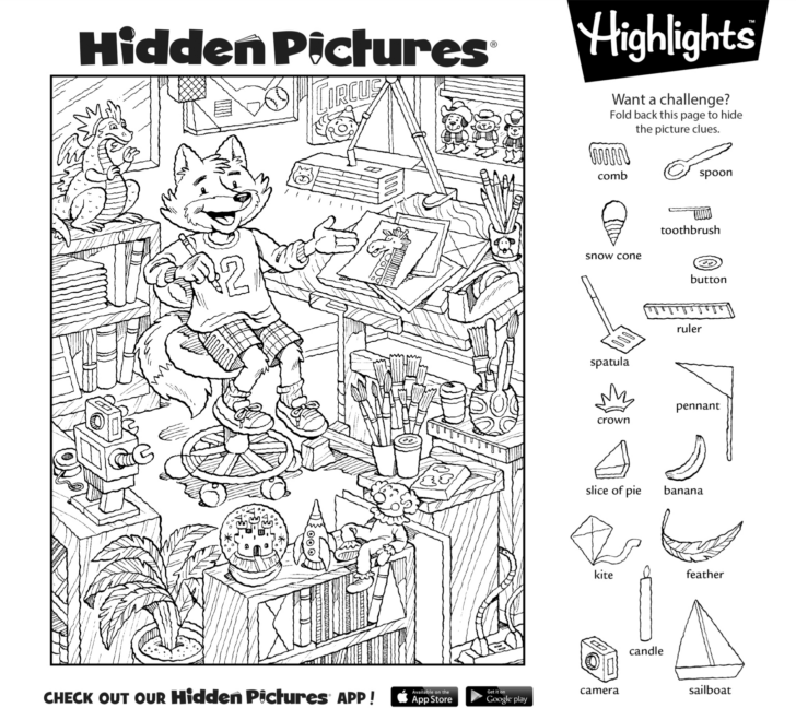 Printable Hidden Object Puzzles For Adults Printable Crossword Puzzles ...