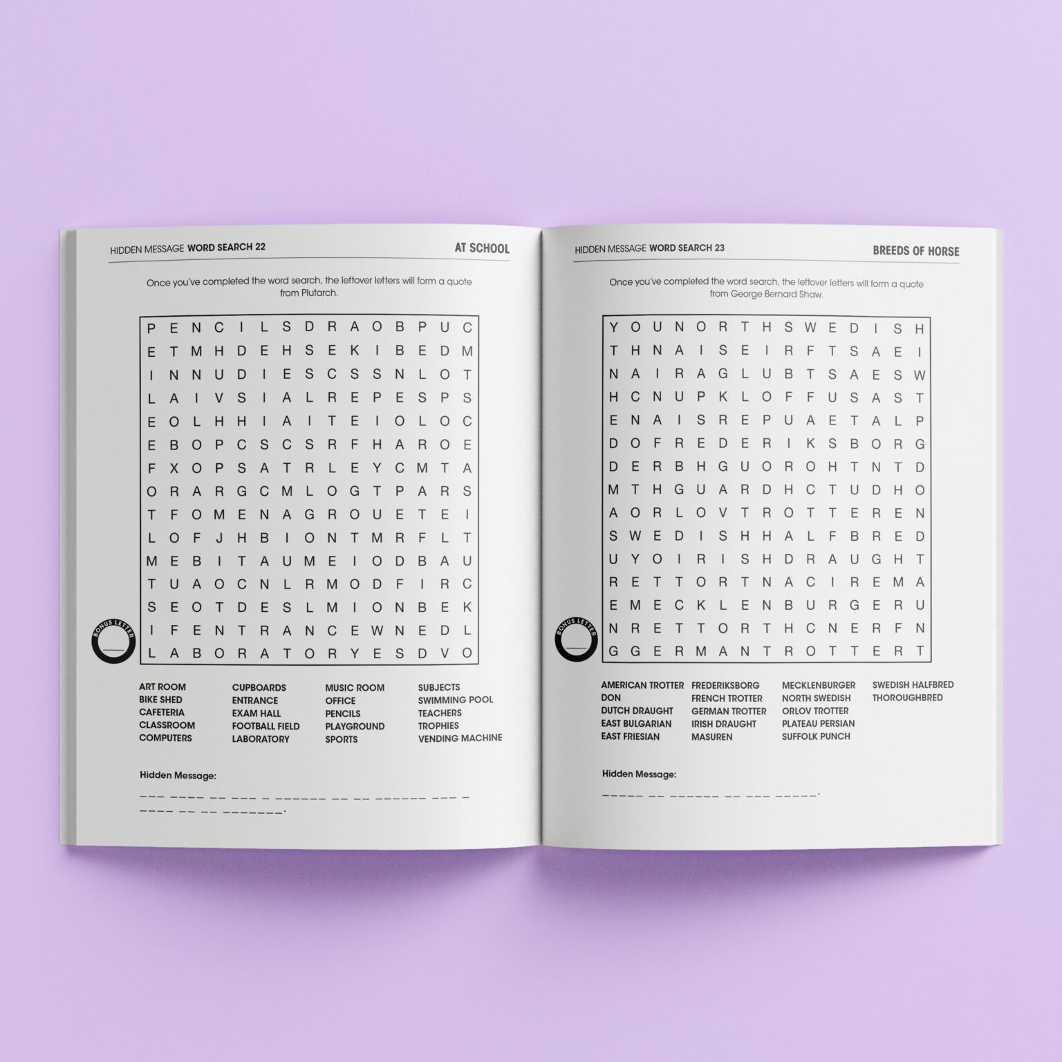 Word Search with Hidden Message | Printable Word Search