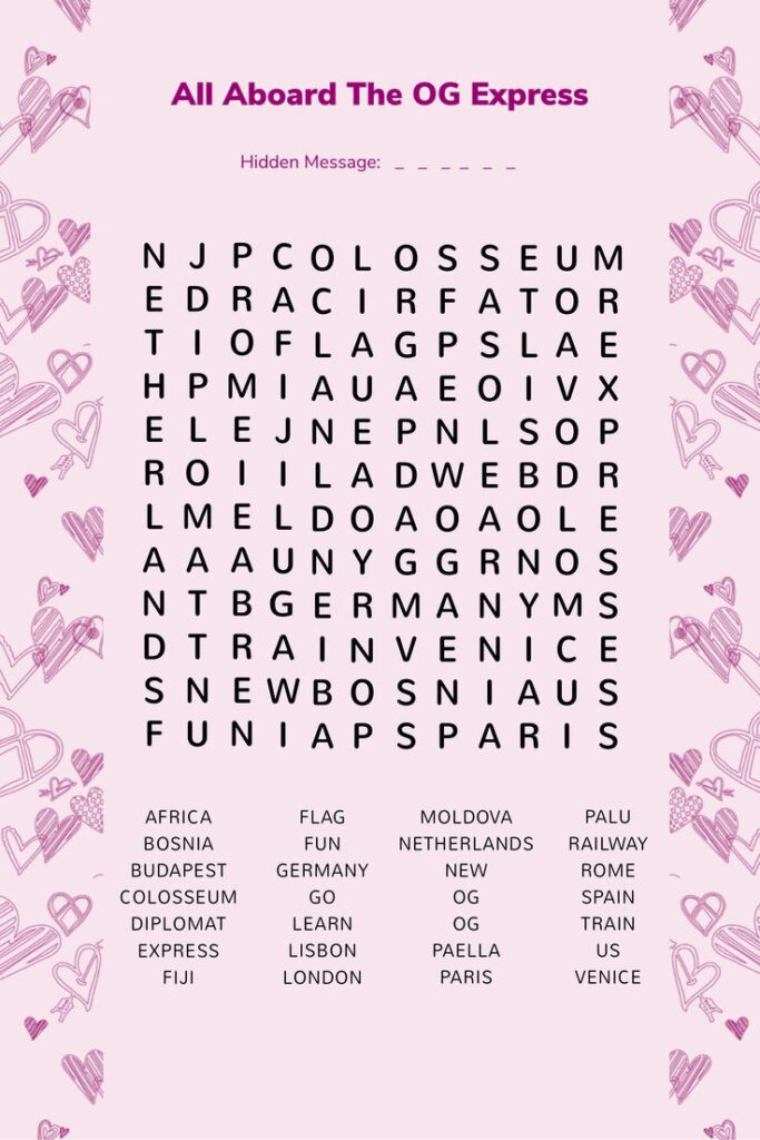 Hidden Message Word Search Printable | Printable Word Search
